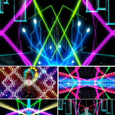 漂PartII配乐成品中国新说唱 led大屏幕动态视频 VJ视频素材