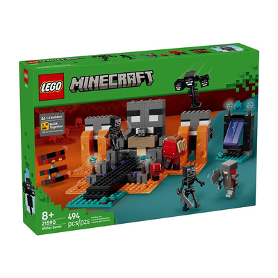 LEGO乐高我的世界系列21590凋灵之战男女孩拼搭积木玩具儿童礼物