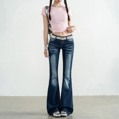 TGXQ美式覆古牛仔裤女202