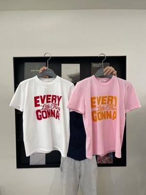 韩国东大门2026春季新品TARA BY MOTION字母短袖T恤