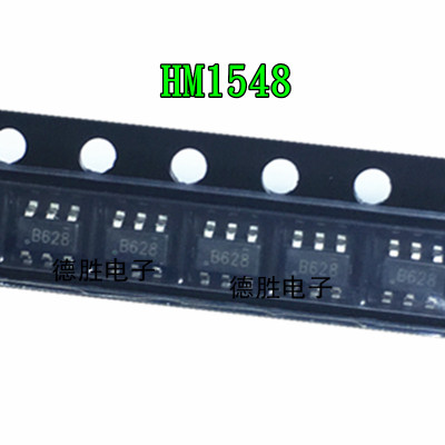 HM1548B 丝印B628 1.2MHz 2A 24V SOT23-6 DC-DC升压IC 全新原装