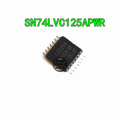 SN74LVC125APWR 丝印 LC125A TSSOP-14  逻辑芯片 全新进口IC现货