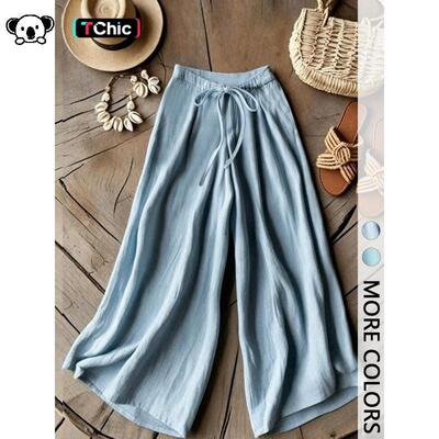 P 78435 Women Summer Pants Casual All Seasons Baggy休闲长裤