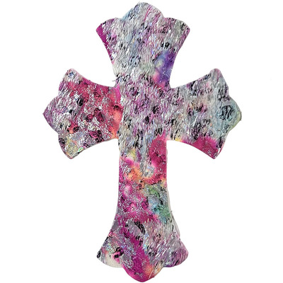 补丁贴十字架皮标马毛小号皮标真皮真毛多色现货（马毛234-287）