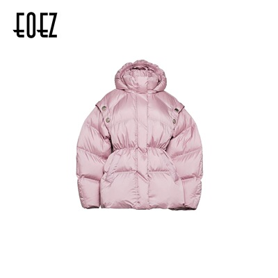 EOEZ 正品专柜 设计师 复古优雅收腰条 羽绒服 鹅绒服  EZY7062