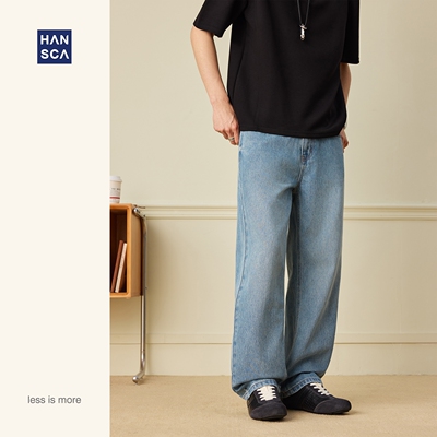 天丝莱赛尔牛仔裤男2026春季