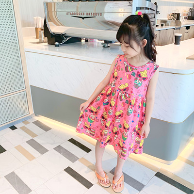夏季新款韩版洋气奶嘴女童连衣裙