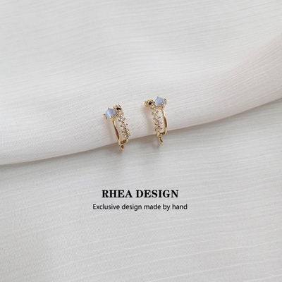 Rhea设计仙气精致耳圈耳夹