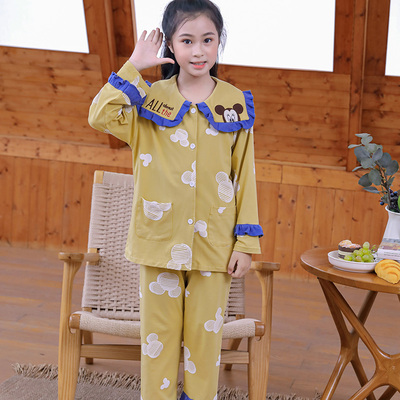 佳太子纯棉卡通长袖居家服