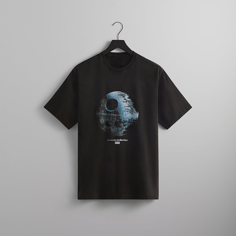 STAR WARS/Kith Death Star Tee 星球大战死亡之星t恤 罗纹领口