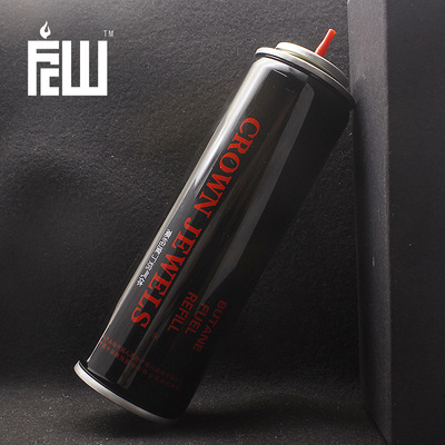 JZT黑瓶200ml高纯度打火机气体 塑料嘴丁烷格瓦斯GAS火机耗材赠品