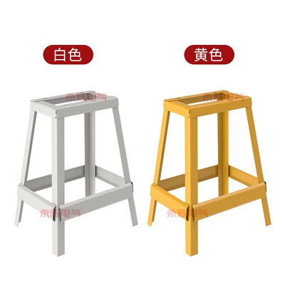 户外工地黄配电箱脚架 高600宽300x400x500x600x800x1000电箱支架