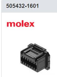 5054321601 MOLEX 线对板 Micro-Lock Plus HSG DR 16CKT W/POSLK