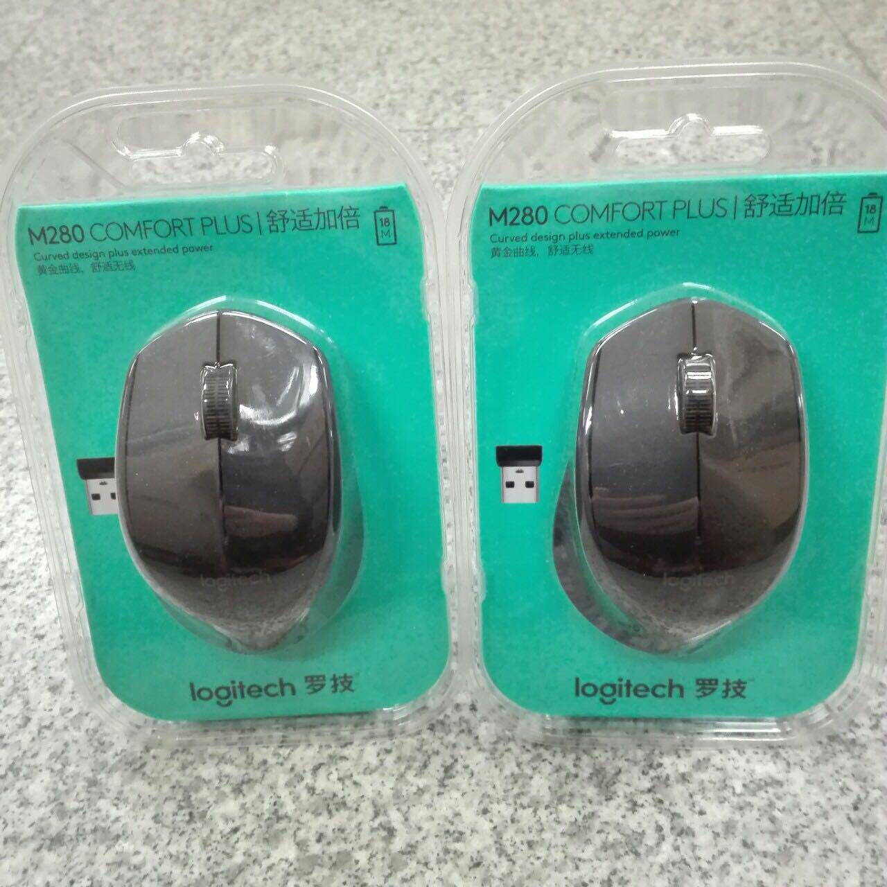 罗技M280\330\186逻辑M170家用办公省电磨砂耐用USB光电无线鼠标_虎窝淘