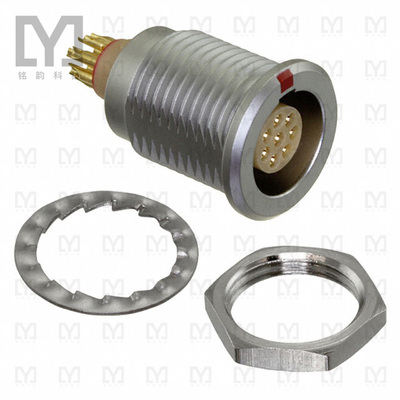 FLBC-08EGFS-GCP-001【CONN RCPT FMALE 8P GOLD SLDR CUP】