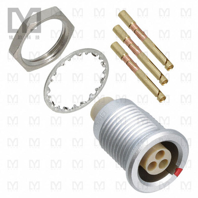 JBXER1G03FCSDSR【CONN RCPT FMALE 3POS GOLD CRIMP】