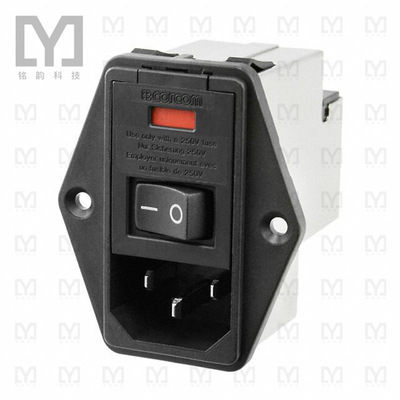 2-6609104-9【PWR ENT MOD RCPT IEC320-C14 PNL】