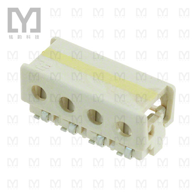 2106431-4【CONN WIRE IDC 4POS 18AWG SMD RA】
