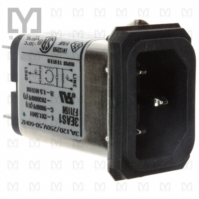 6609005-7【PWR ENT RCPT IEC320-C14 PANEL QC】