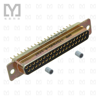 1757830-4【CONN D-SUB RCPT 37POS VERT SLDR】