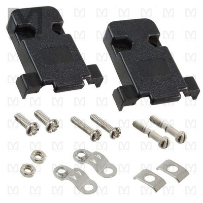 AGP 09 G-NEW【CONN BACKSHELL 9POS 180DEG BLACK】