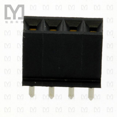 66951-004LF【CONN RCPT 4POS 0.1 GOLD PCB】