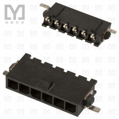 2-1445091-6【CONN HEADER SMD R/A 6POS 3MM】