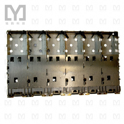 2007251-1【CONN SFP+ CAGE 1X6 PRESS-FIT R/A】