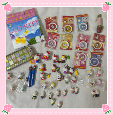 【小衣橱杂货铺】日本带回中古三丽鸥地域限定HelloKitty挂件挂饰