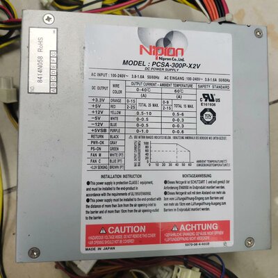 议价NIPRON PCSA-300P-X2V可维修
