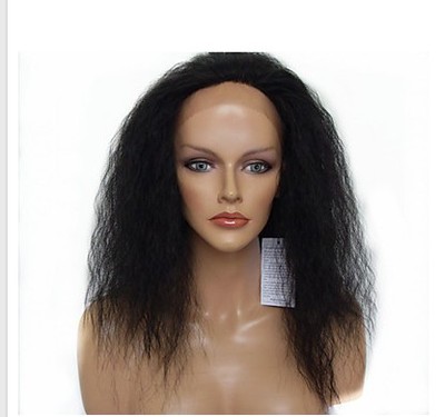 前蕾丝  黑人 小卷发 高温丝 假发