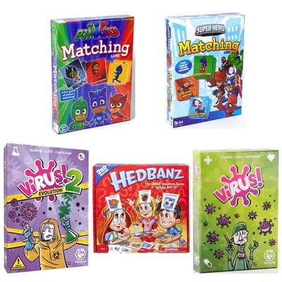 外贸英文版HedBanz病毒感染卡牌