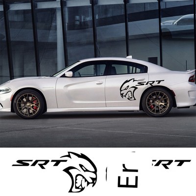 SRT野马GT车身后翼子板改装饰车贴拉花捷豹道奇地狱猫挑战者贴纸