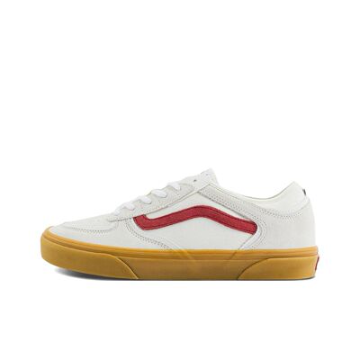 Vans范斯Skate Rowley 舒适时尚 低帮 板鞋 男女同款 白红棕