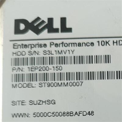 Dell戴尔ST900MM0007 03P3DF 10K 900G 2.5寸SAS服务器硬盘