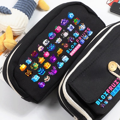 bloxfruits周边游戏动漫帆布笔袋