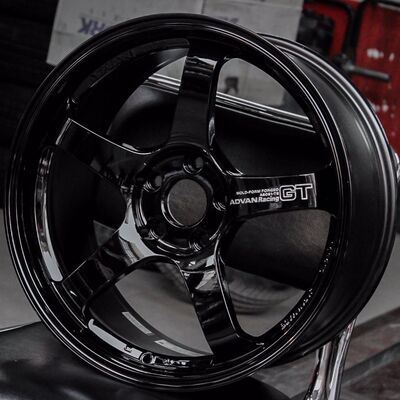 日本ADVAN GT单片锻造轮毂5X112 18x8.5 et37/44定制数据S3S4GOLF