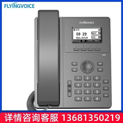 FLYINGVOICE飞音时代物联网IP话机4GLTE插卡SIP电话机网络座机SIP