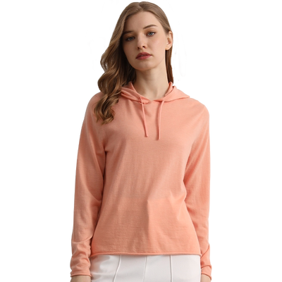 70%山羊绒30%尼龙连帽套头