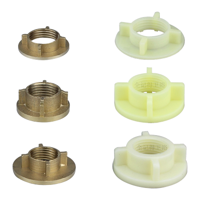 单冷双孔固定件塑料水龙头安装