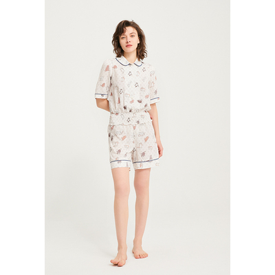 noirtease人棉短裤舒适两件睡衣