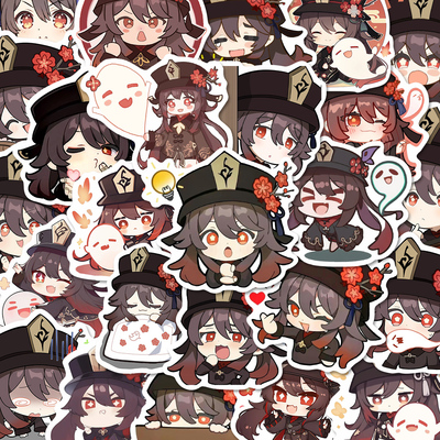 卡通可爱胡桃装饰dy自粘贴画防水