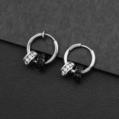 Neutral Ins Personalized Stainless Steel Earrings Earclip