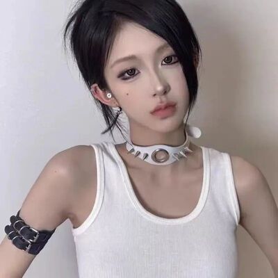 Y2K syle Punk Niche design sense Swee and cool Personaliy nd