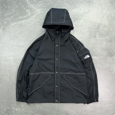 现货 TNF日本紫标 Monkey Time别注防水连帽猎装夹克冲锋衣