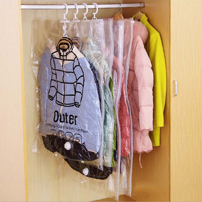 Hanging Vacuum bag Quilt Clothes storage bags Compression