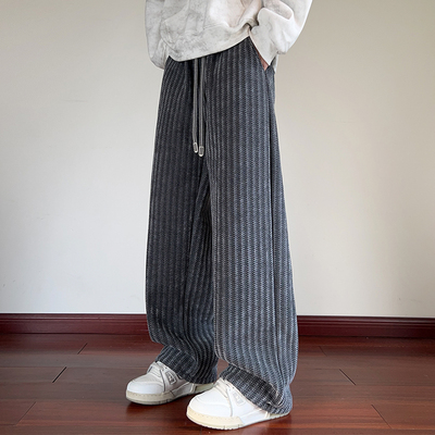 【鱼骨纹】欧棉绒长裤 主推爆款 深度库存 CK25835-特P28加绒35