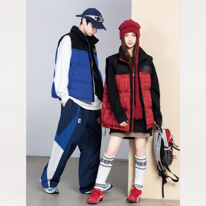 新款男女装休闲马甲款羽绒服九成品半成品衣壳翻新定制加工A27520