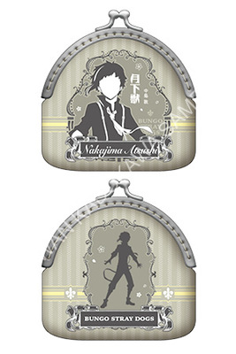 现货角川周边文豪StrayDogs 灰色 和风口金包D 月下兽 中岛敦