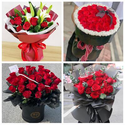 天津河东上杭路东新街鲁山道同城鲜花店三八玫瑰送闺蜜女朋友老婆
